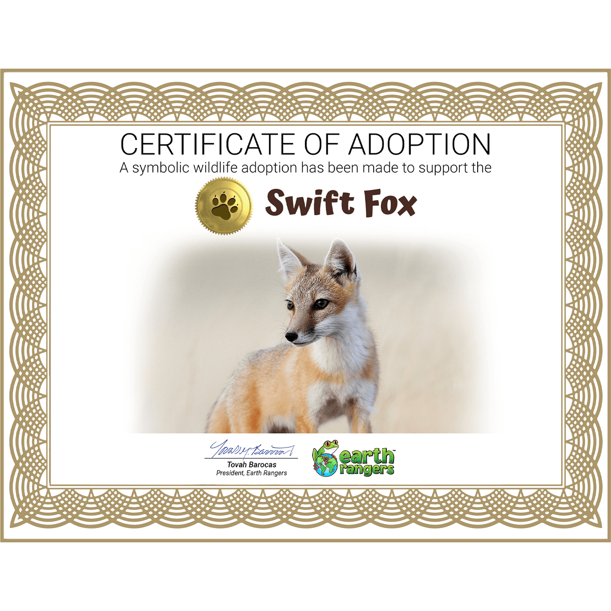 Swift Fox Adoption Kit